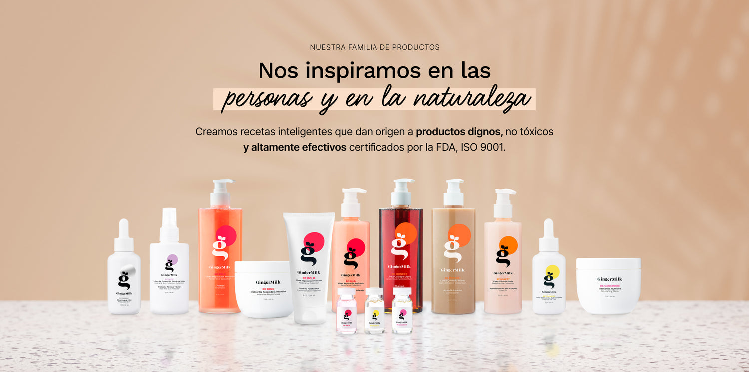 presentación de productos – Ginger Milk Natural Care | República Dominicana