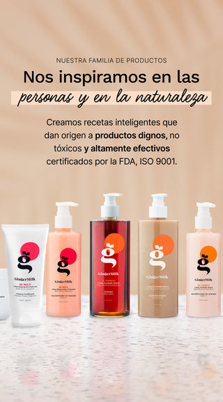 presentación de productos – Ginger Milk Natural Care | República Dominicana